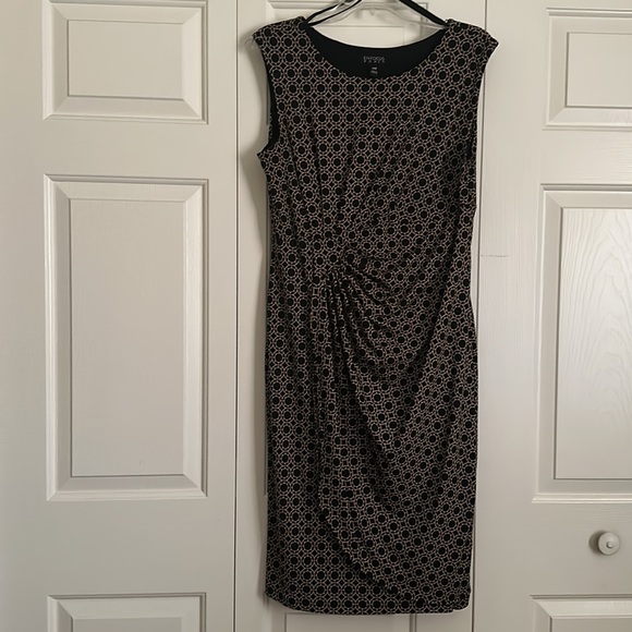 Enfocus Studio | Dresses | Enfocus Black And Tan Dress | Poshmark